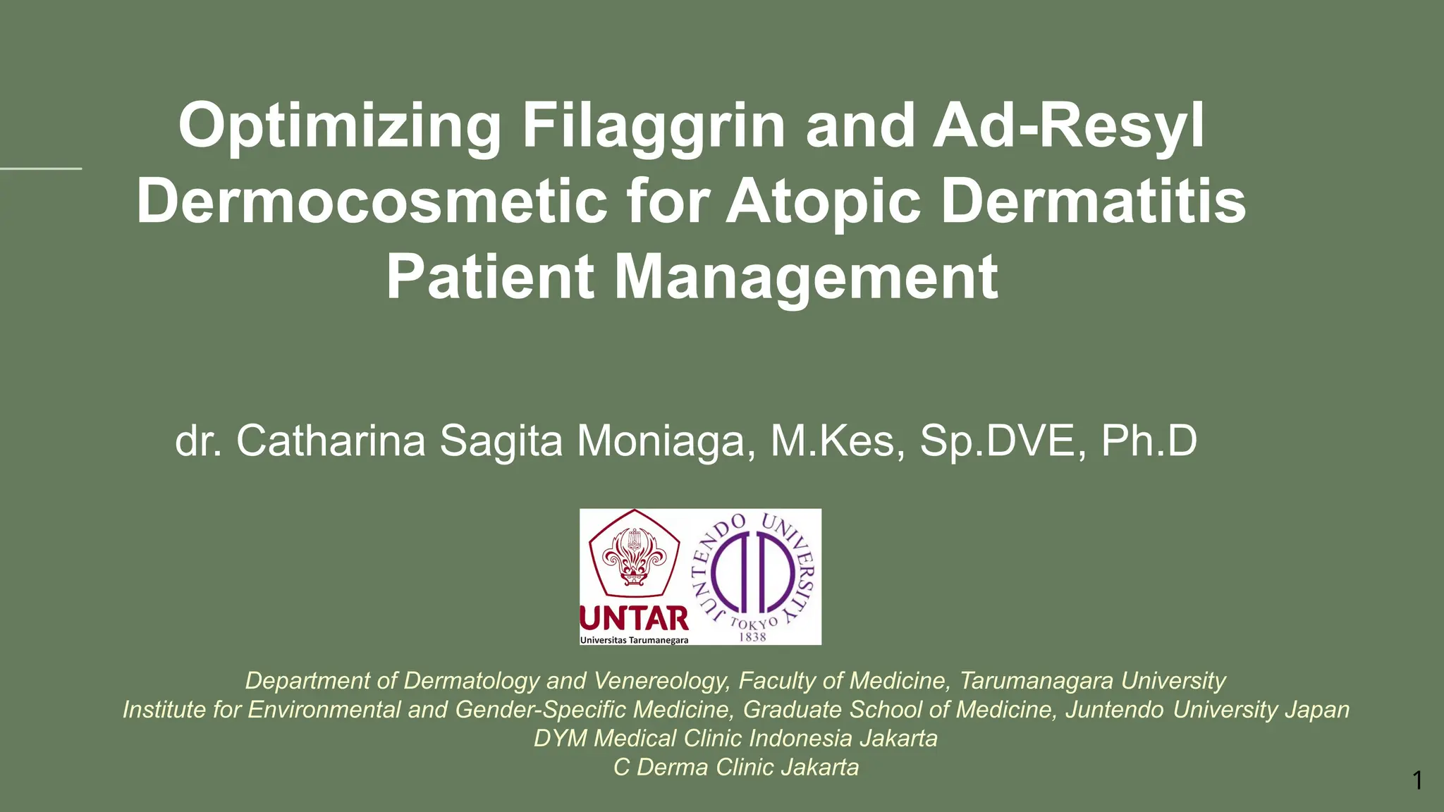 Optimizing Filaggrin and Ad-Resyl Dermocosmetic for Atopic Dermatitis Patient Management.pptx