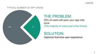 Optimizing first time user experiences | PDF