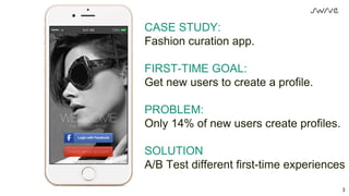 Optimizing first time user experiences | PDF