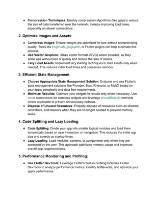 Mastering Flutter Performance: A Guide for Australian Apps | PDF