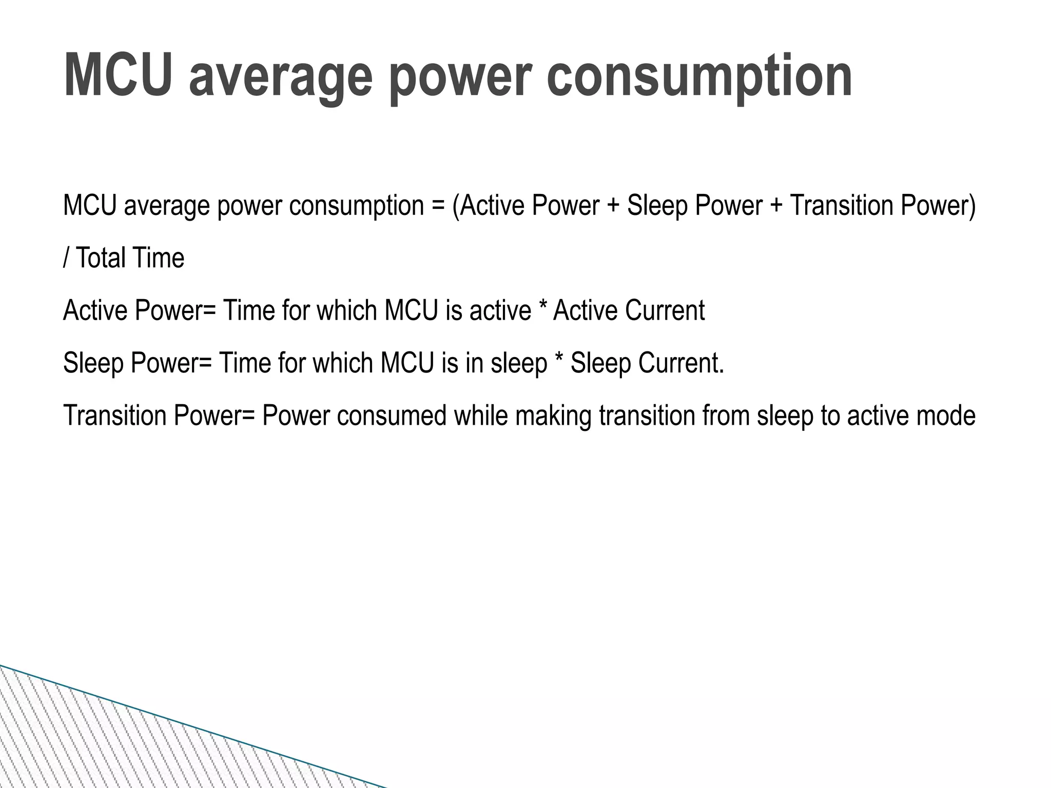 Optimizing for low power in embedded mcu designs | PPTX