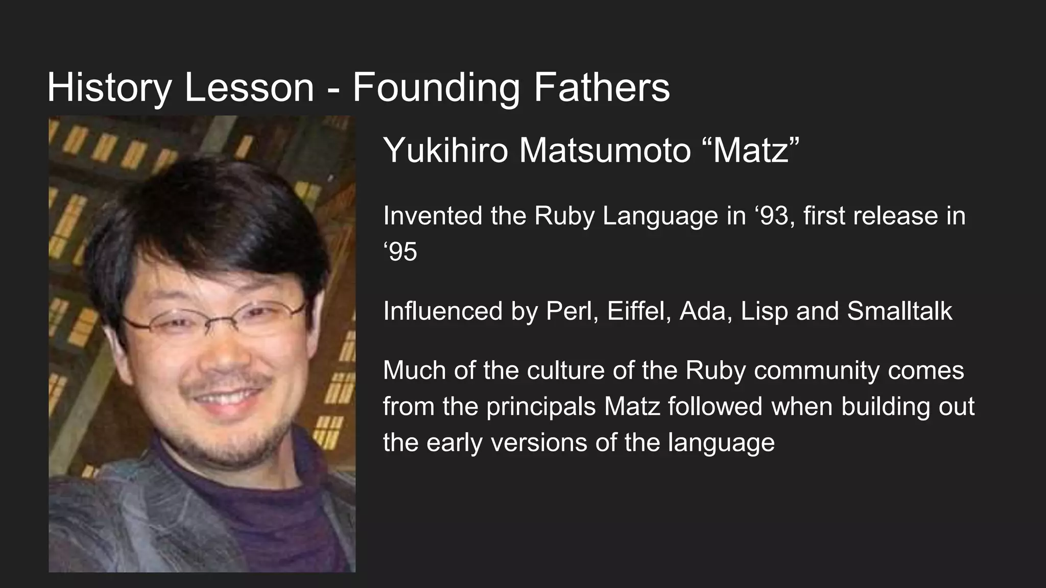 Optimizing for programmer happiness | PPTX | Programming Languages | Computing