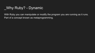 Optimizing for programmer happiness | PPTX | Programming Languages ...