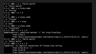 Optimizing for programmer happiness | PPTX | Programming Languages | Computing