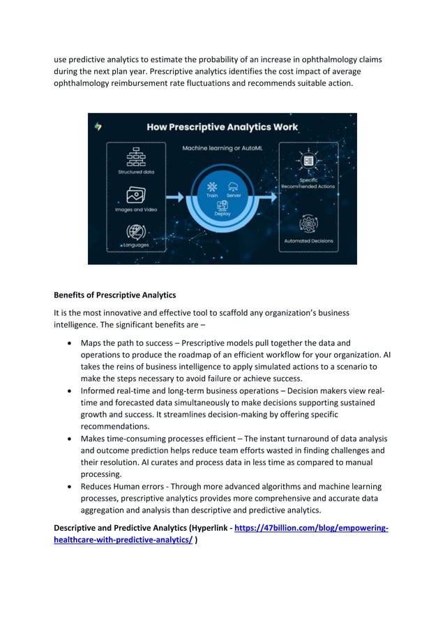How to Successfully Use Prescriptive Analytics to Optimize Healthcare Delivery | 47Billion | PDF