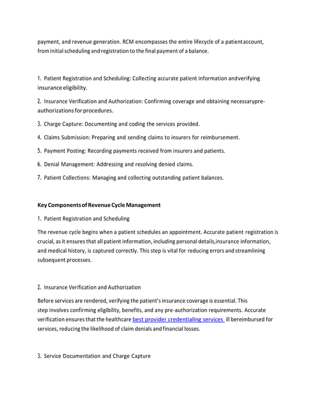 Optimizing Healthcare Finances How Revenue Cycle Management Works.pdf