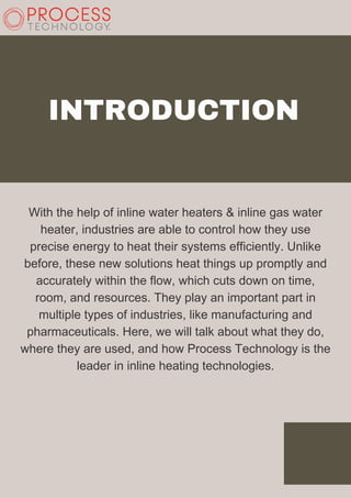 Optimizing Inline Water Heaters & Inline Gas Heater - Process ...