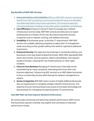 Optimizing IT Efficiency with MSP NOC Services in AI-NOC.docx
