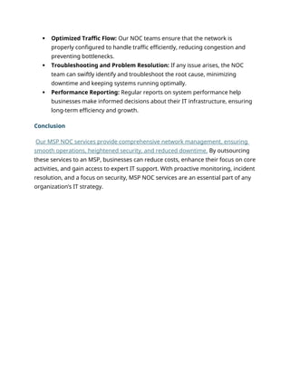 Optimizing IT Efficiency with MSP NOC Services in AI-NOC.docx