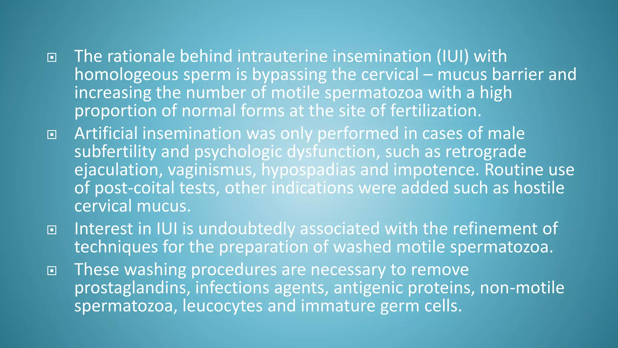 Optimizing iui results | PPTX