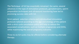Optimizing iui results | PPTX