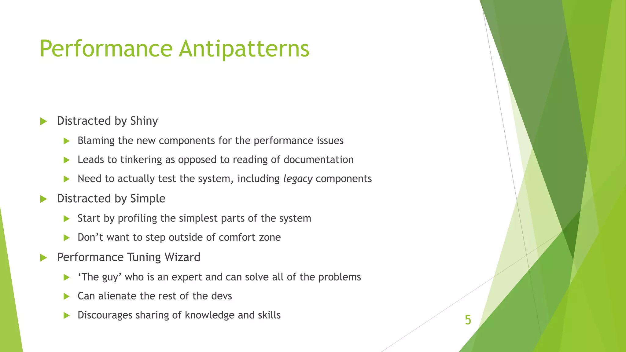Performance Design Patterns 3 | PPT