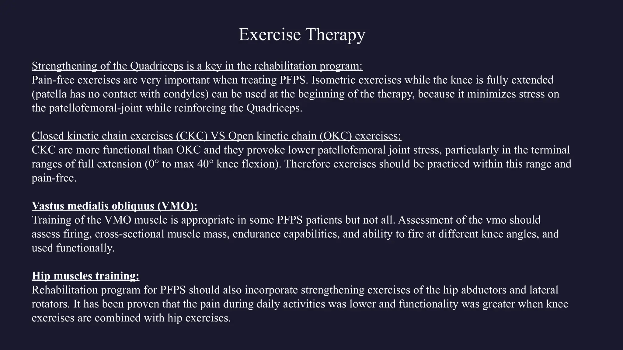 Optimizing knee health: .Managing Patellofemoral Pain Syndrome and ...