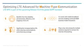 LTE MTC: Optimizing LTE Advanced for Machine Type Communications | PPT