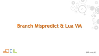 Optimizing Lua For Consoles - Allen Murphy (Microsoft) | PPTX