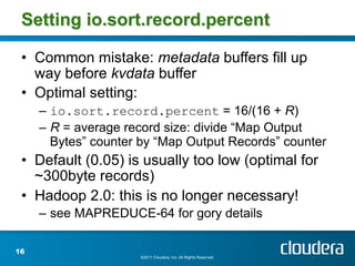 Optimizing MapReduce Job performance | PDF