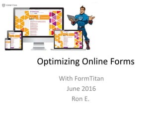 Optimizing online forms | PPTX