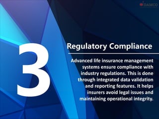 Optimizing Operations with Advanced Life Insurance Management Systems | PPT