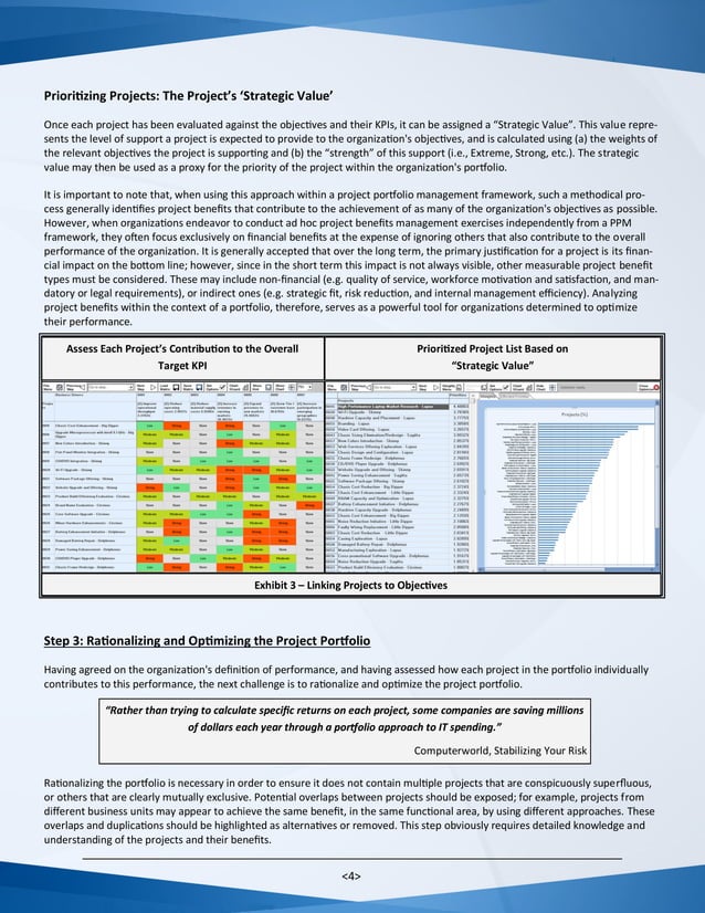 Optimizing Organizational Performance by Managing Project Benefits | PDF