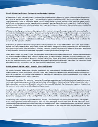 Optimizing Organizational Performance by Managing Project Benefits | PDF