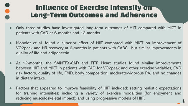 Optimizing Outcomes in Cardiac Rehabilitation The Importance of ...