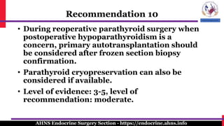 Optimizing outcomes in reoperative parathyroid surgery: AHNS Endocrine ...