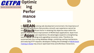 Optimizing Performance in MEAN Stack Apps.pptx