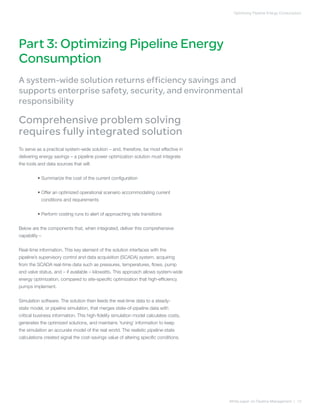 [Oil & Gas White Paper] Optimizing Pipeline Energy Consumption | PDF