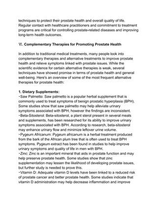 Optimizing Prostate Health: A Comprehensive Guide | PDF | Sexual ...