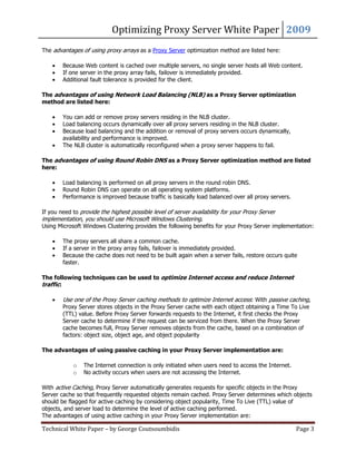 Optimizing Proxy Server Performance | PDF | Computer Networking | Computing
