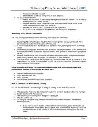 Optimizing Proxy Server Performance | PDF | Computer Networking | Computing