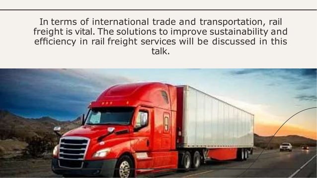 Optimizing Rail Freight Services Enhancing Efficiency and ... Optimizing Rail Freight Services Enhancing Efficiency and ...