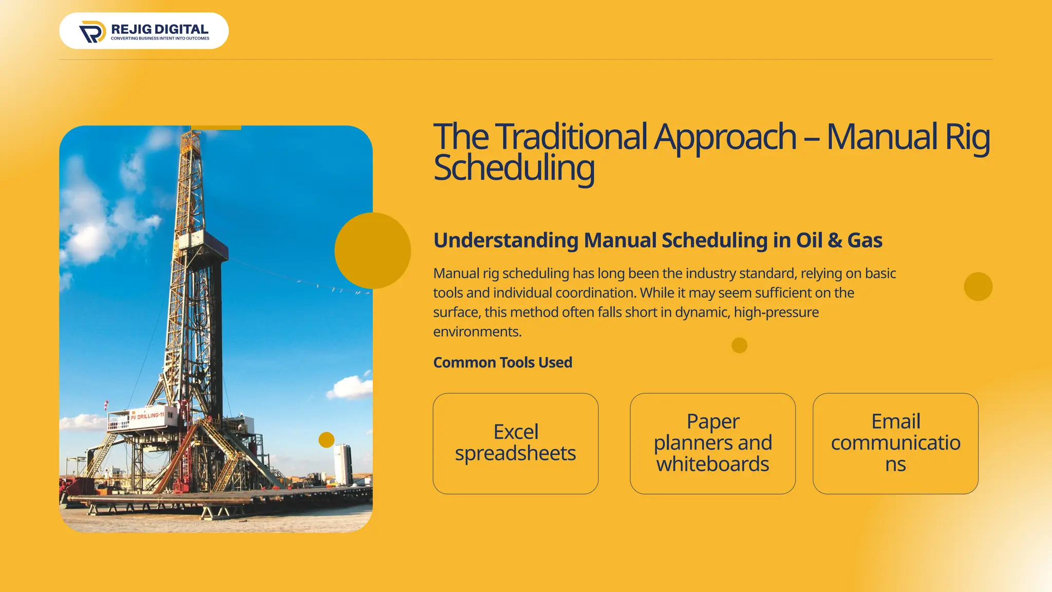 Optimizing Rig Scheduling in Oil & Gas Manual vs. IoT-Enhanced ...