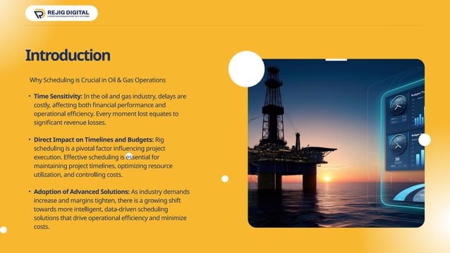 Optimizing Rig Scheduling in Oil & Gas Manual vs. IoT-Enhanced Solutions | PPT