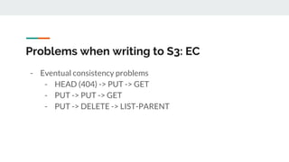 Optimizing S3 Write-heavy Spark workloads | PDF