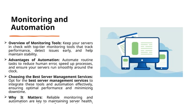 Optimizing Server Management- Reducing Downtime and Enhancing ... Optimizing Server Management- Reducing Downtime and Enhancing ...