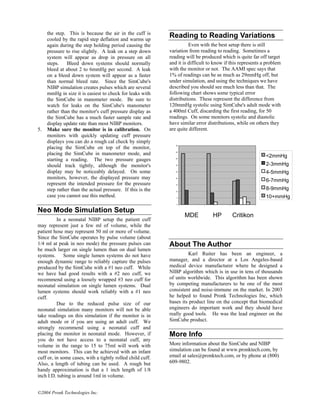 Optimizing simulation results with your sim cube oscillometric nibp ...