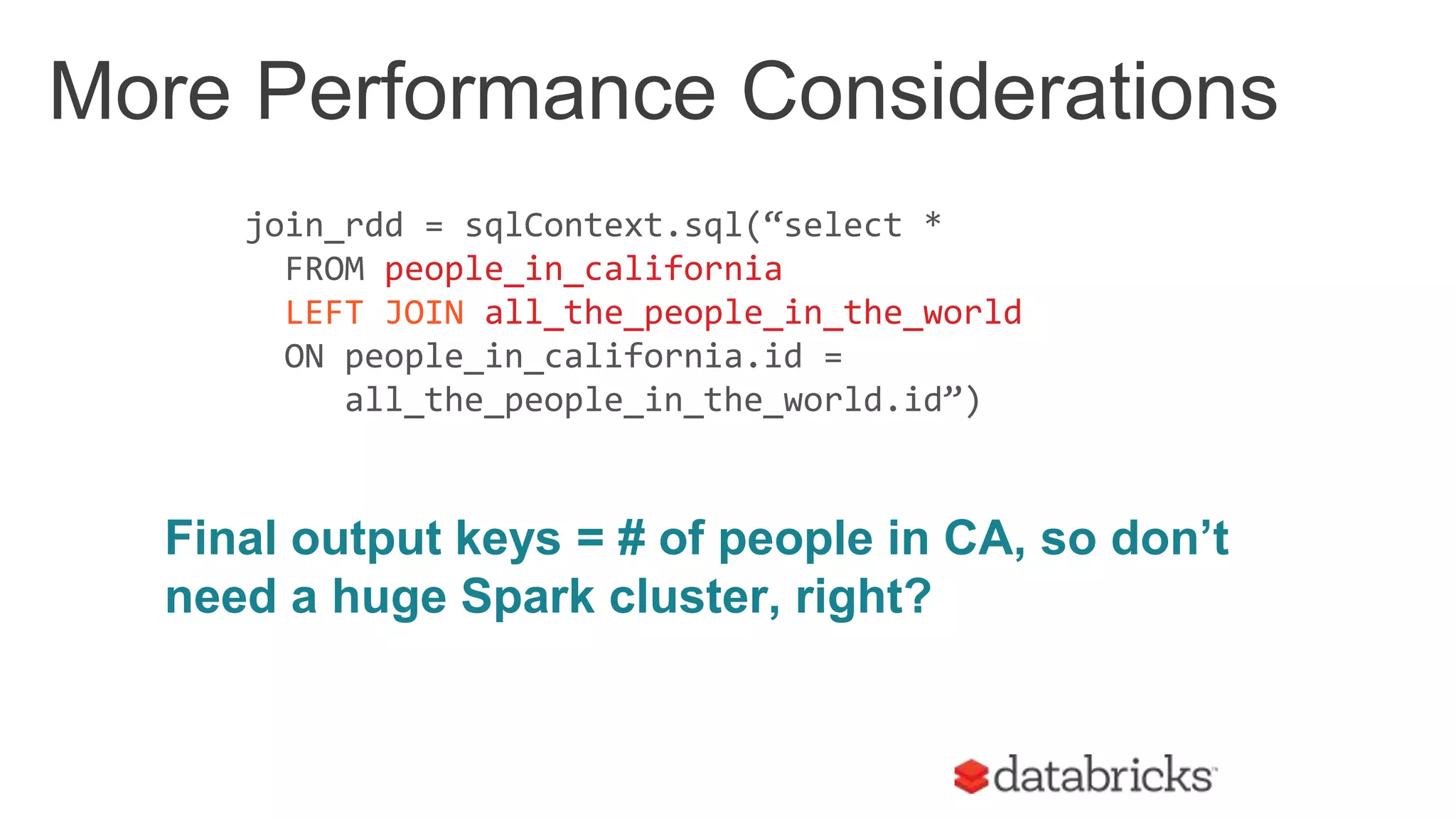 Optimizing Apache Spark SQL Joins | PPT Optimizing Apache Spark SQL Joins | PPT