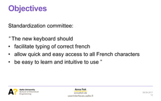 Optimizing Special Character Entry: the Case of the French Keyboard ...