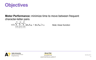 Optimizing Special Character Entry: the Case of the French Keyboard ...