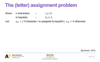 Optimizing Special Character Entry: the Case of the French Keyboard ...