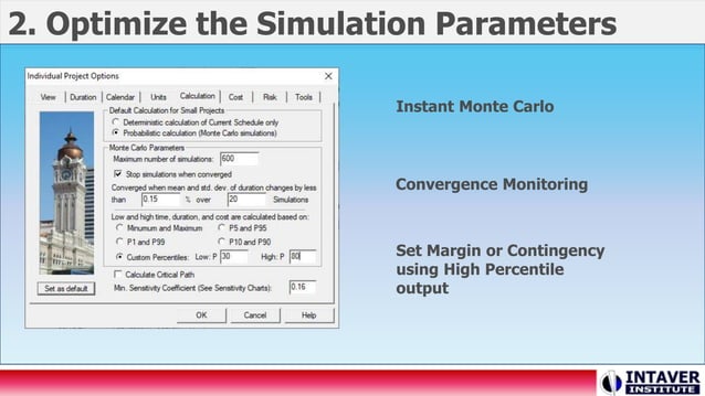 Smart Monte Carlo: Tricks for schedule risk analysis. | PPT