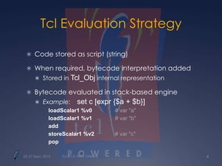 Optimizing Tcl Bytecode | PPTX