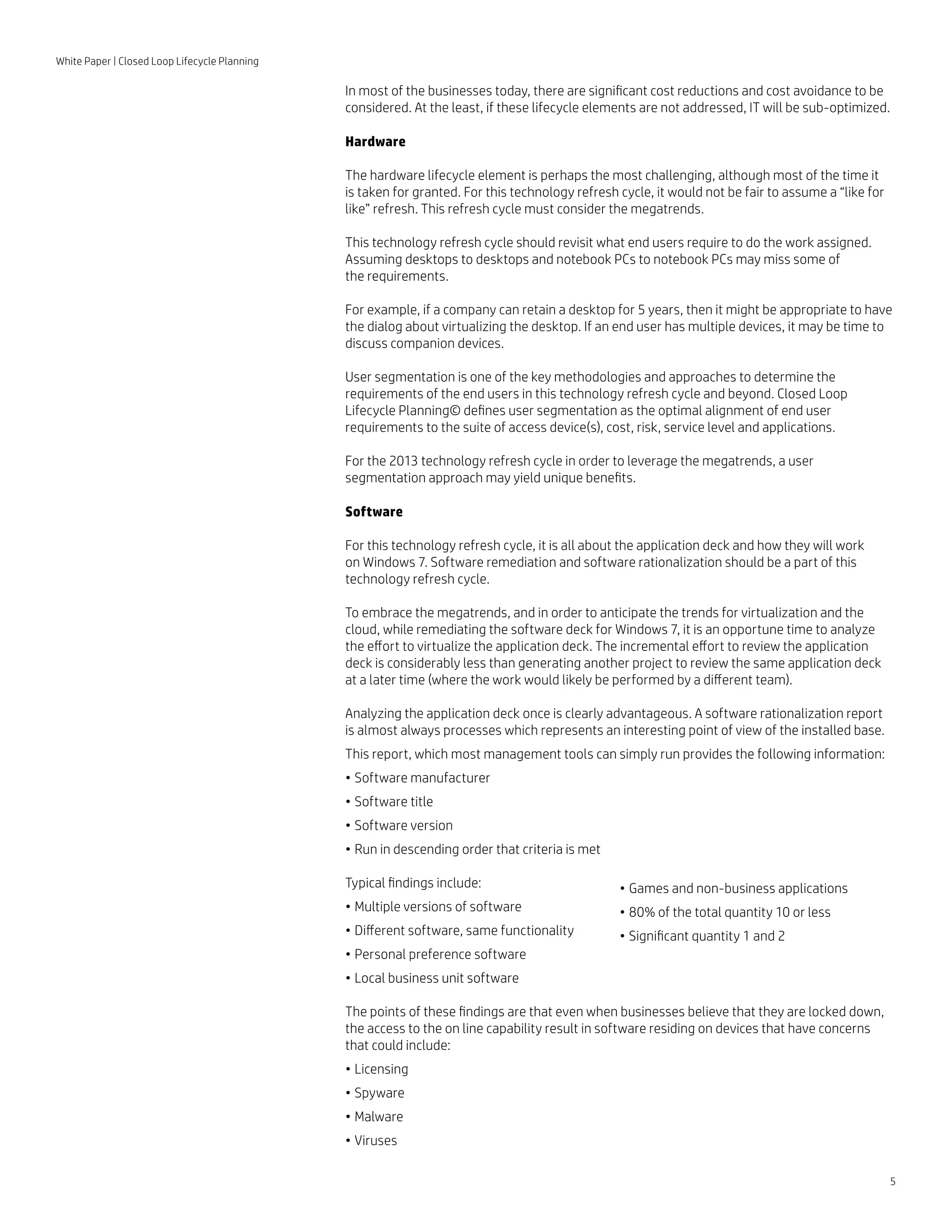 Optimizing Technology Refresh | PDF | Computing | Technology & Computing