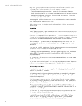 Optimizing Technology Refresh | PDF | Computing | Technology & Computing