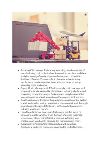 Optimizing the Manufacturing Chain Efficiency, Quality, and Innovation.pdf