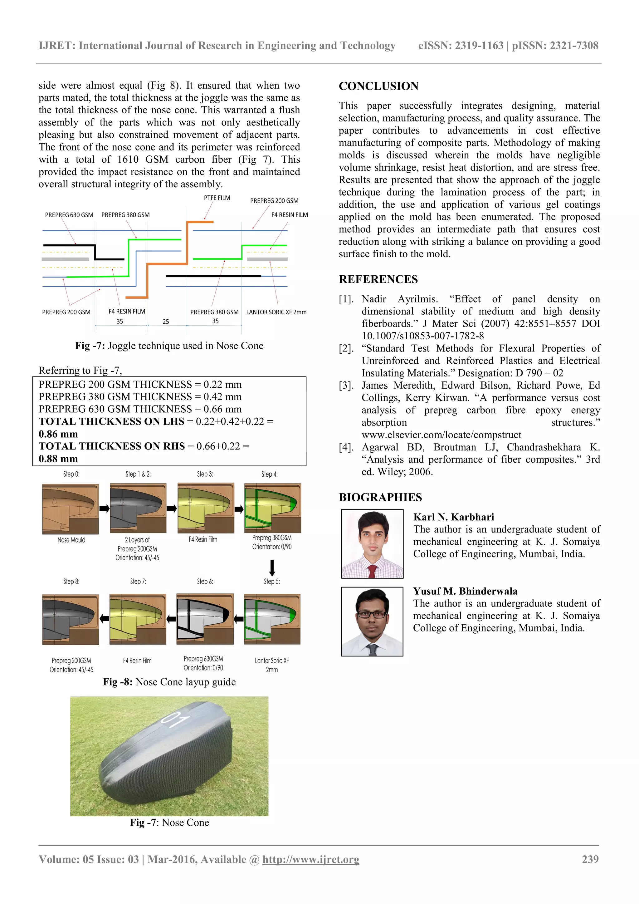 Optimizing the manufacturing of the nose cone of a race car | PDF
