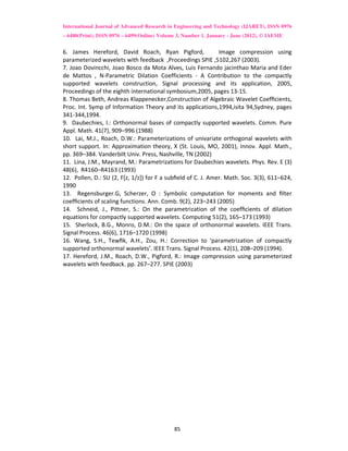 Optimizing the parameters of wavelets for pattern matching using ga | PDF | Physics | Science