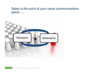 Optimizing the value communications system, Scott Santucci, Forrester | PPT