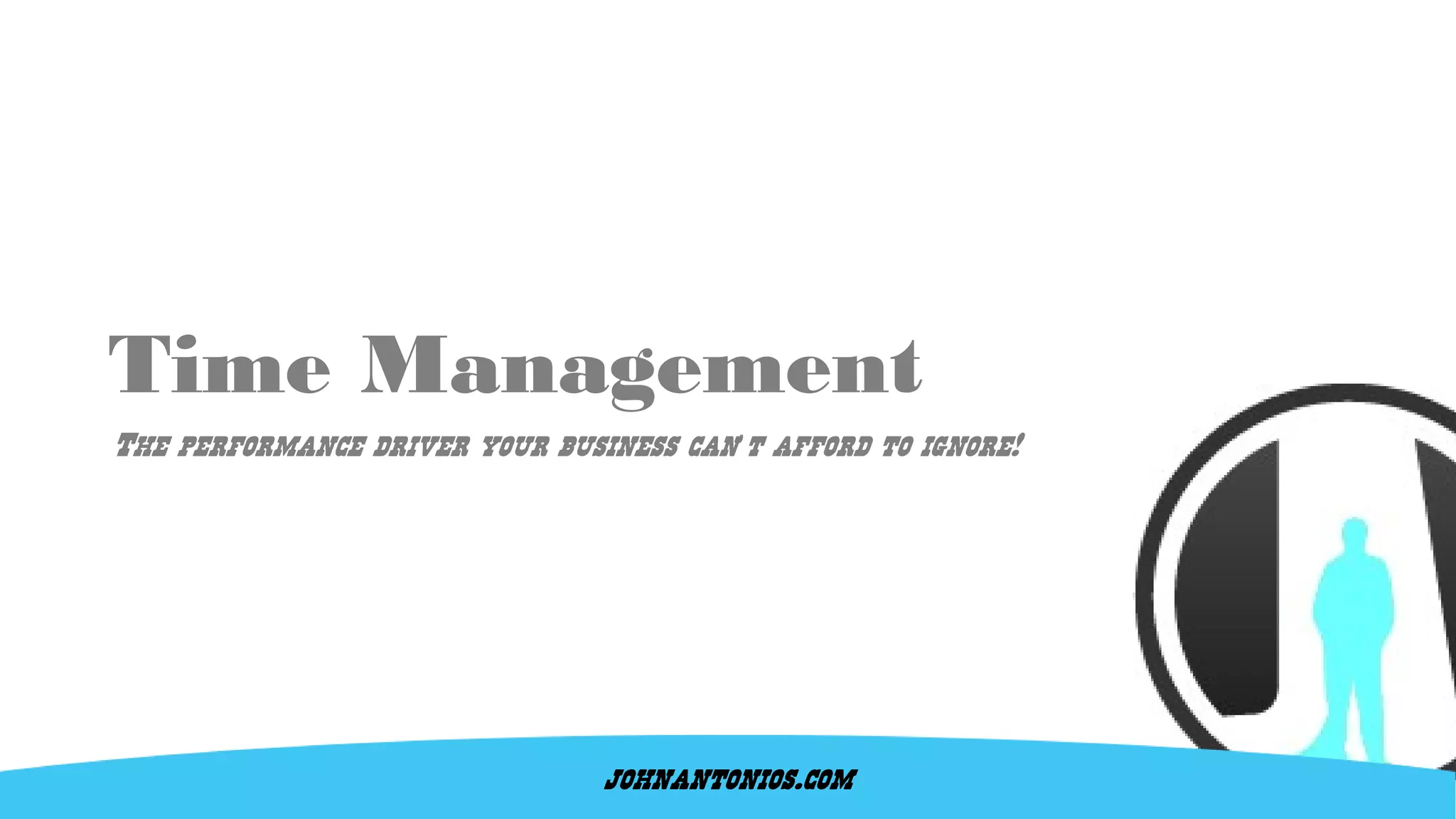 Optimizing time management workshop | PPT